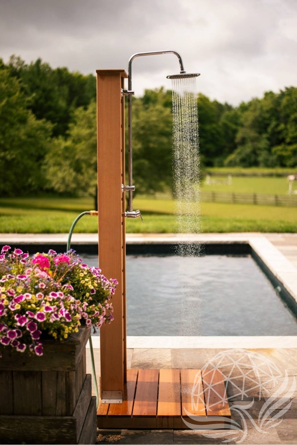 Cedar Outdoor Showers | Phoenix Domes