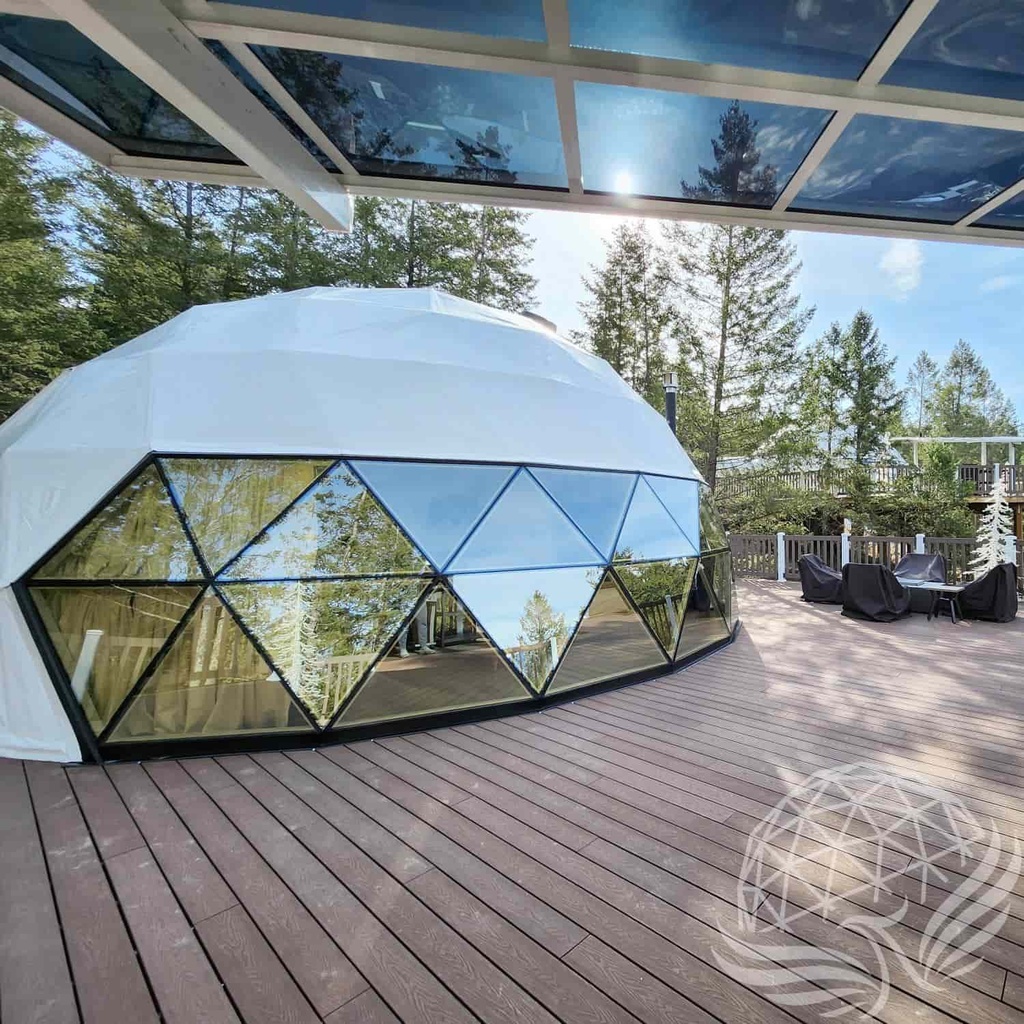 Hybrid Glass Panorama Window Upgrade | Phoenix Domes